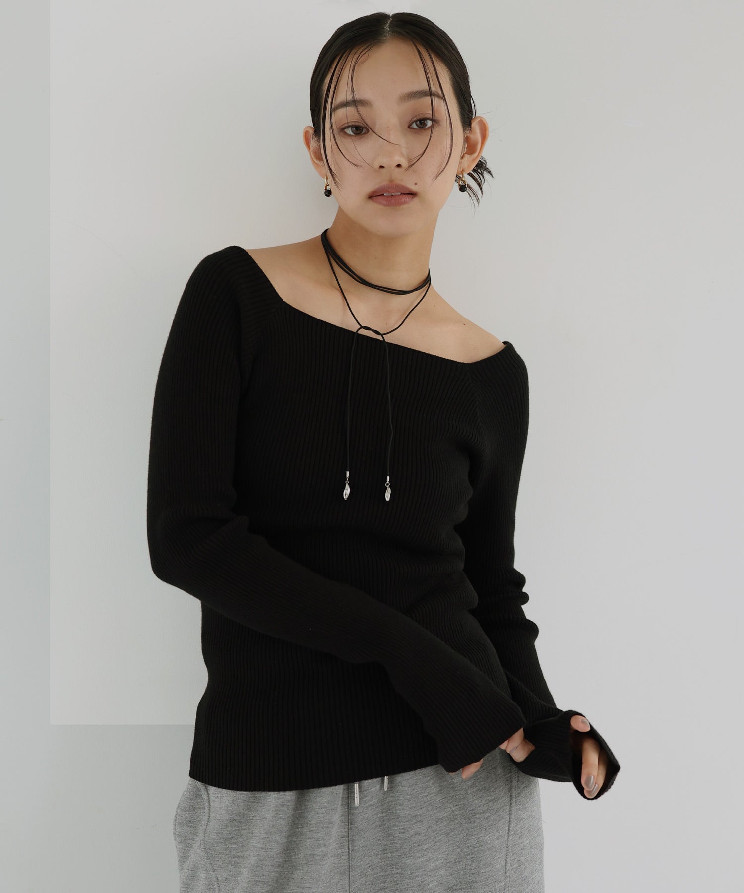 オフショルリブトップス – hellam