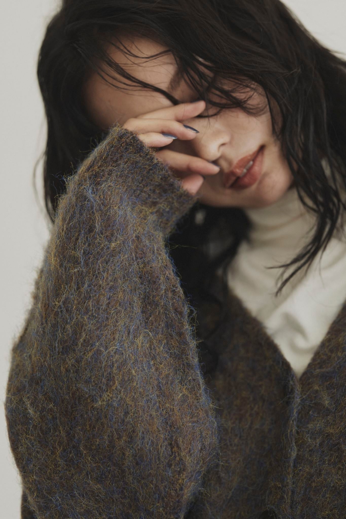 【new arrival】hellam新作商品− シャギーカーディガン−